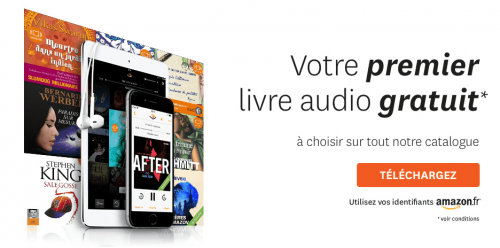 Un livre audio gratuit chez Amazon / AudibleLiseuse Kindle, Kobo ...