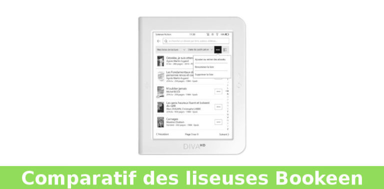 Liseuse Bookeen : guide comparatif 2024Liseuse Kindle, Kobo, Vivlio ...