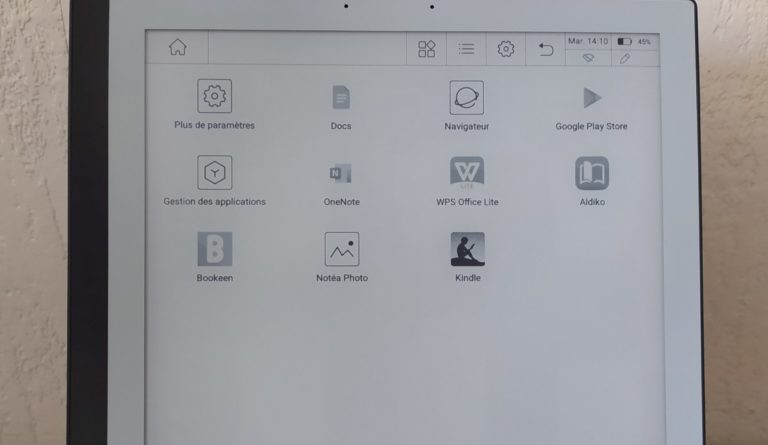 Test de la Bookeen Notéa : une liseuse et un bloc note ...