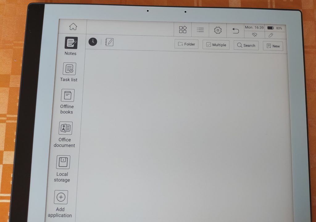 Test de la Bookeen Notéa : une liseuse et un bloc note ...