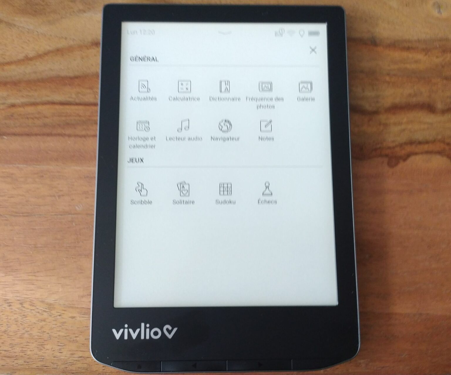 Test de la liseuse Vivlio Light HD